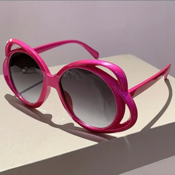 Accessories | New Oversized Flower Fashion Sunglasses Gradient ...